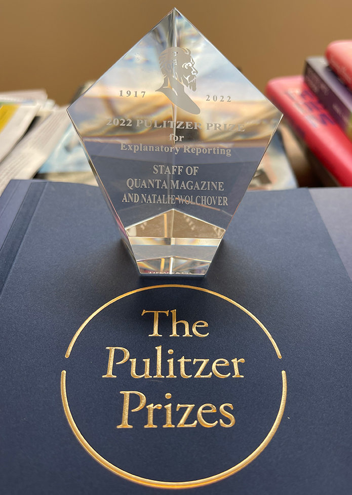 Quanta Magazine’s 2022 Pulitzer Prize Win (a Backstory) | Simons ...